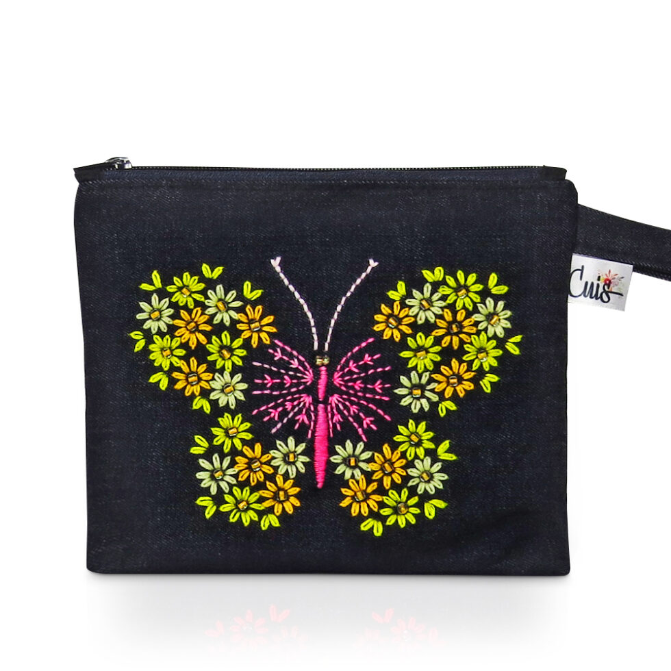 Cosmetiquero Mariposa Amarillo | Cuis