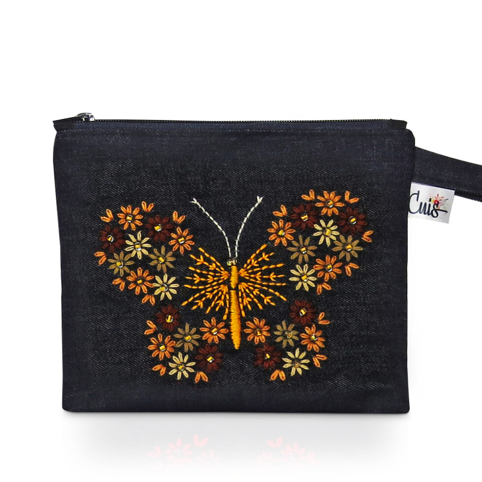 Cosmetiquero Mariposa Café | Cuis